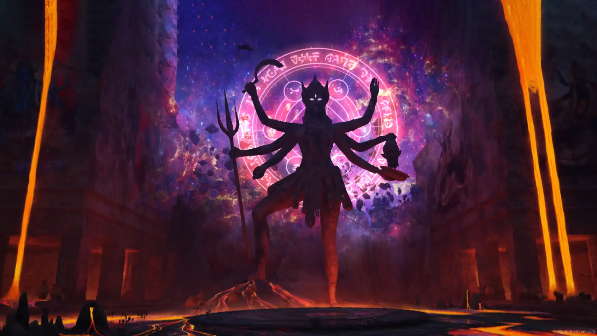 Bhadrakali: Fierce form of Maa Kali Live Wallpaper