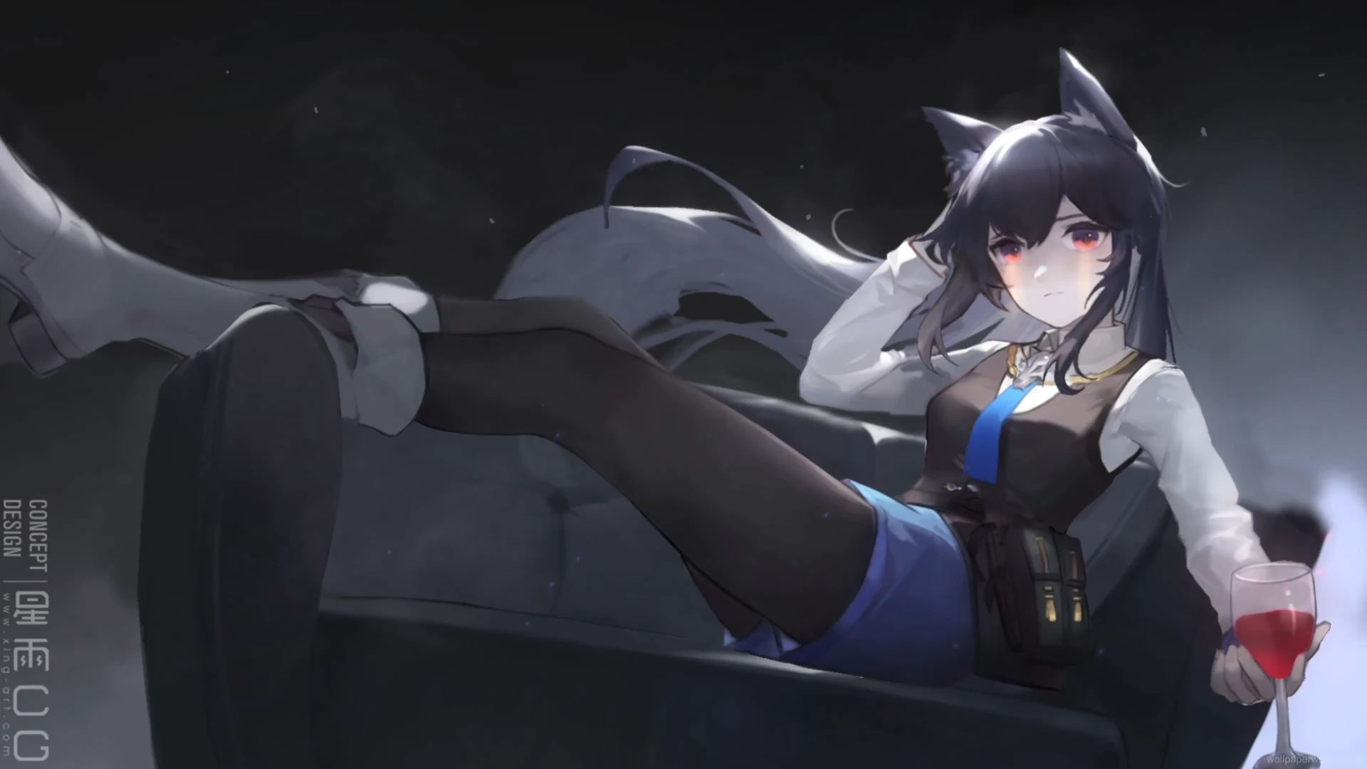 Cellinia Texas Arknights Live Wallpaper