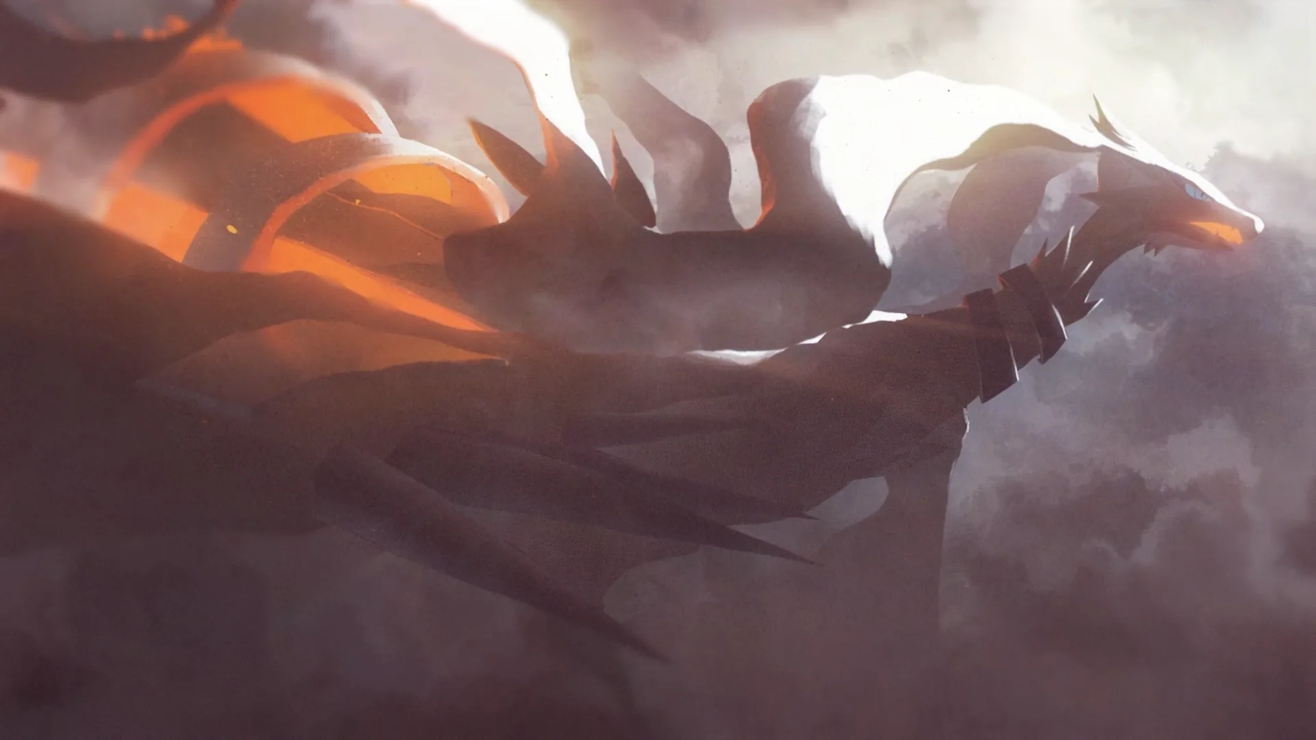 Reshiram Flying Pokemon Live Wallpaper