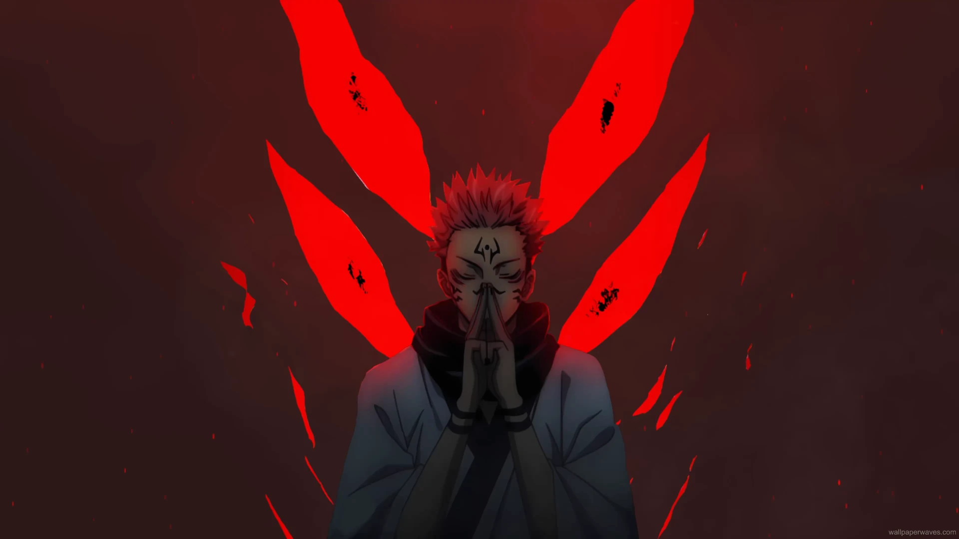Sukuna Hand Sign Jujutsu Kaisen Live Wallpaper