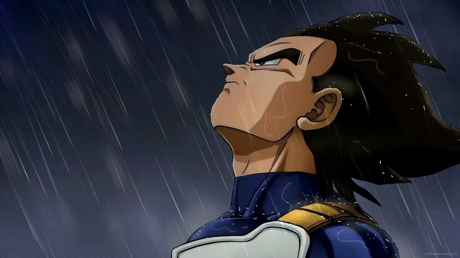 Vegeta In The Rain Dragon Ball Live Wallpaper