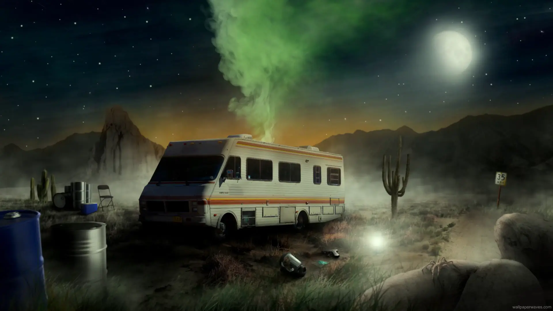 Breaking Bad Chemical RV Live Wallpaper
