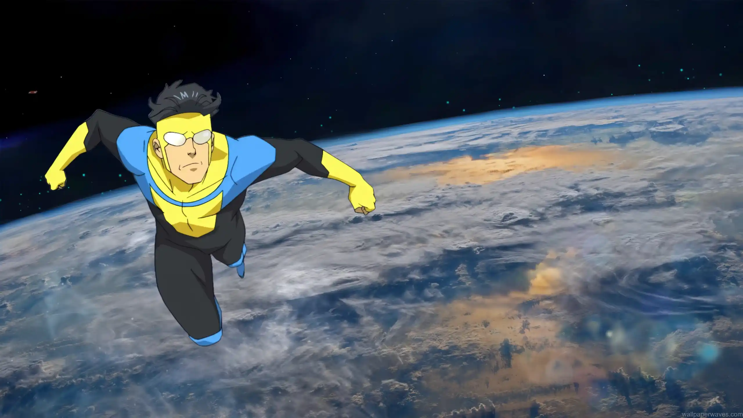 Invincible Mark Grayson Epic Space Flight Live Wallpaper