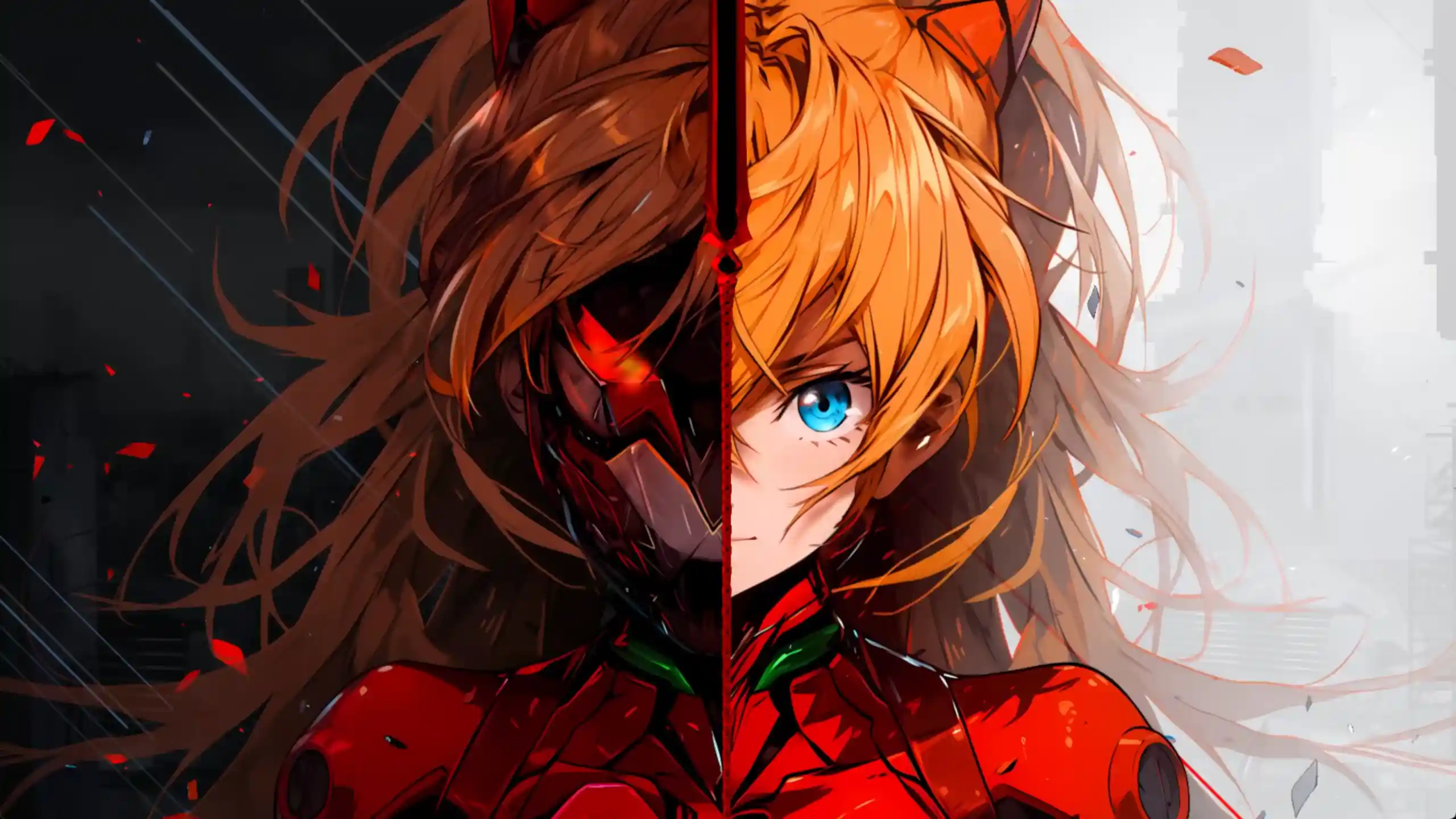 Asuka Langley Dual Persona Live Wallpaper
