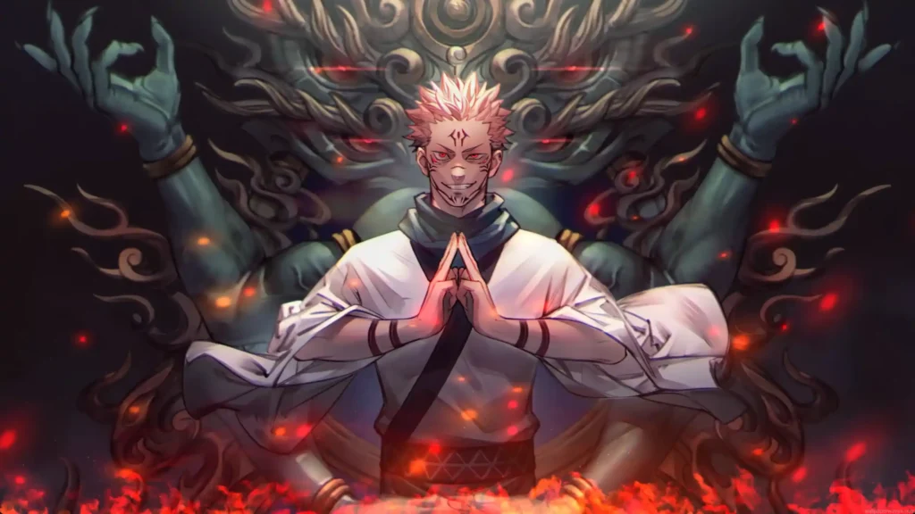 Ryomen Sukuna Jujutsu Kaisen Curse Ritual Live Wallpaper