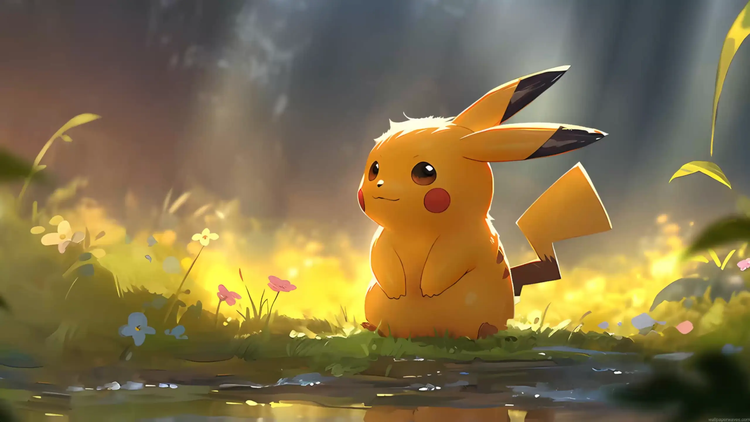Pikachu Meadow Glow Live Wallpaper