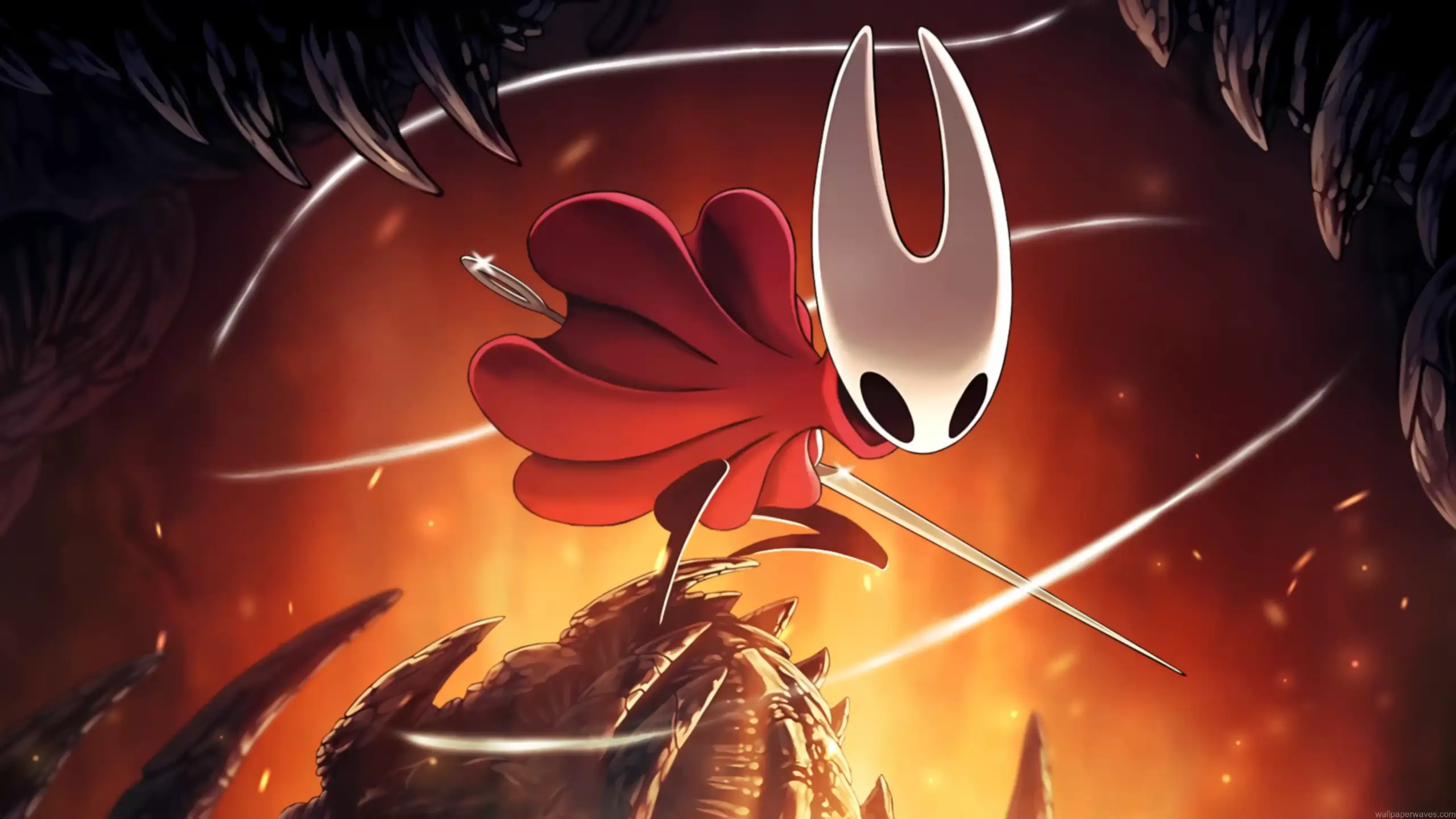 Hollow Knight Hornet Boss Fight Live Wallpaper