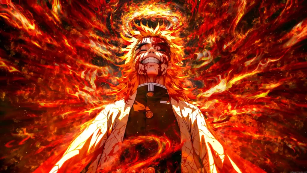 Rengoku Flame Breathing Demon Slayer Live Wallpaper