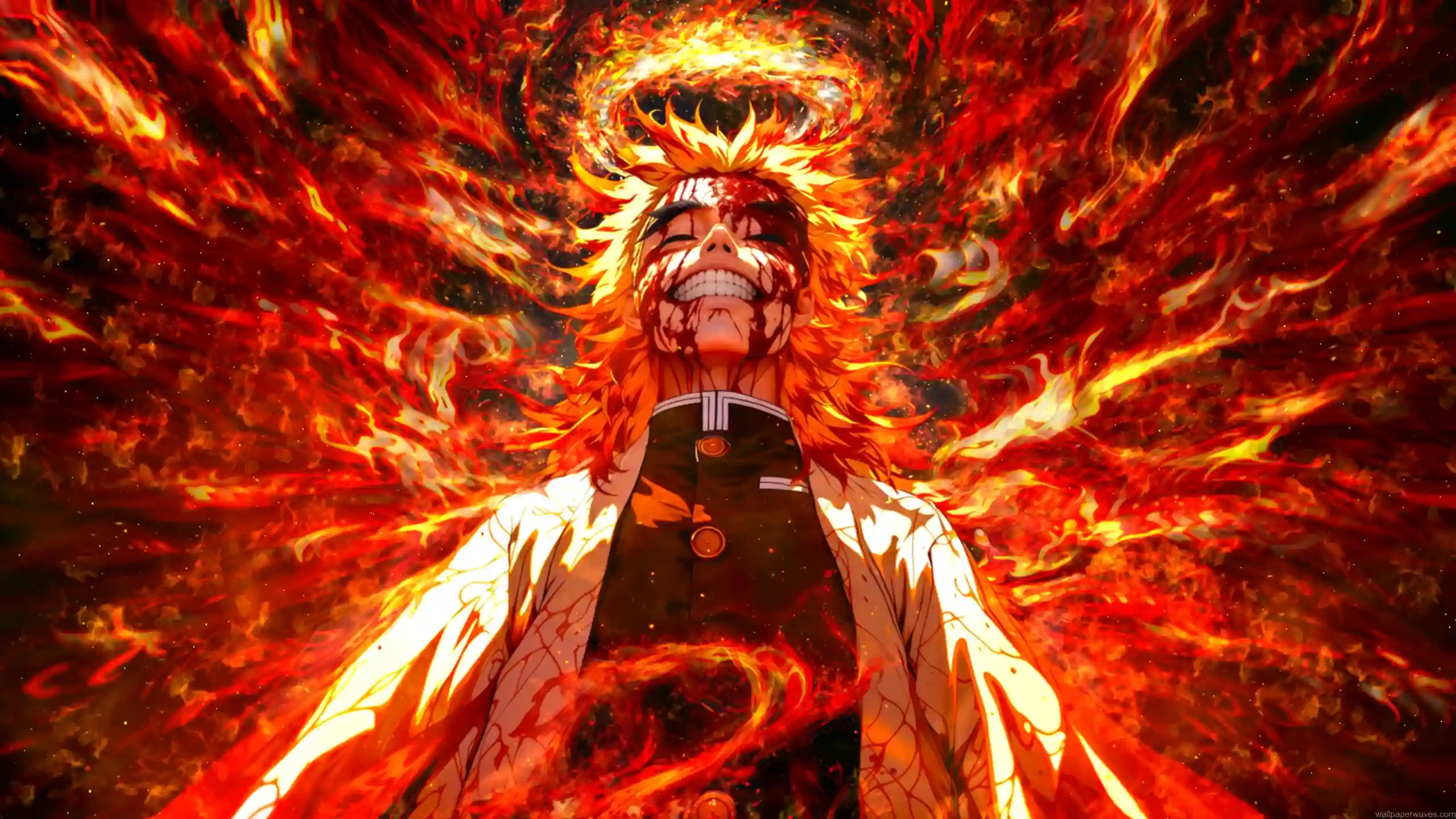 Rengoku Flame Breathing Demon Slayer Live Wallpaper