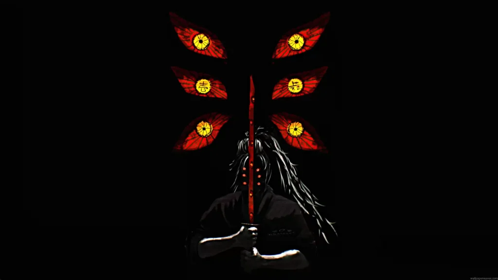 Kokushibo Upper Moon One Demon Slayer Live Wallpaper