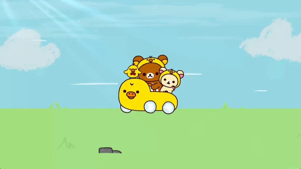 Rilakkuma and Friends Duck Car Live Wallpaper
