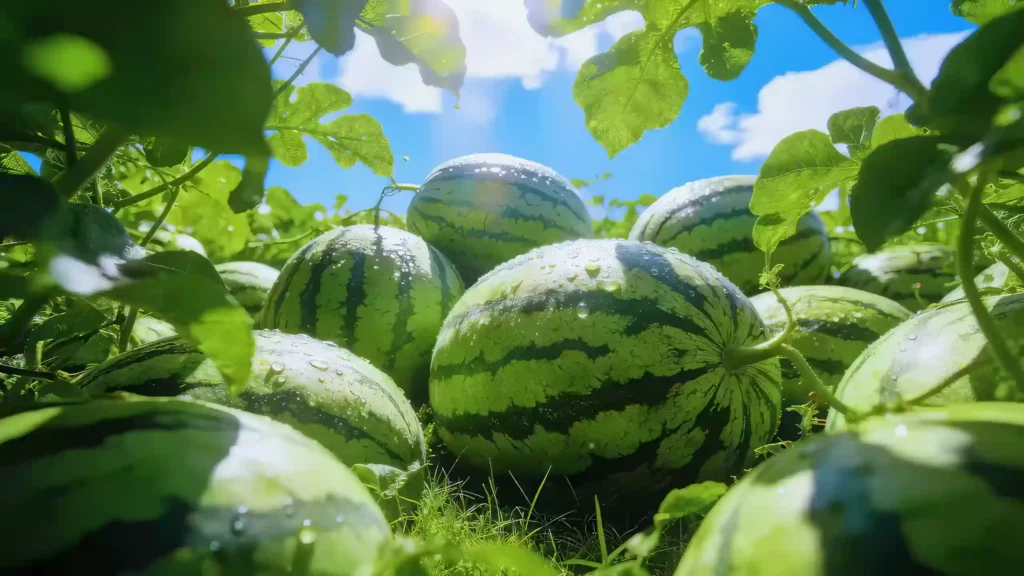Fresh Watermelon Summer Field Live Wallpaper