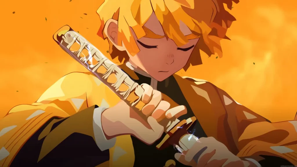 Zenitsu Katana Awakening Live Wallpaper